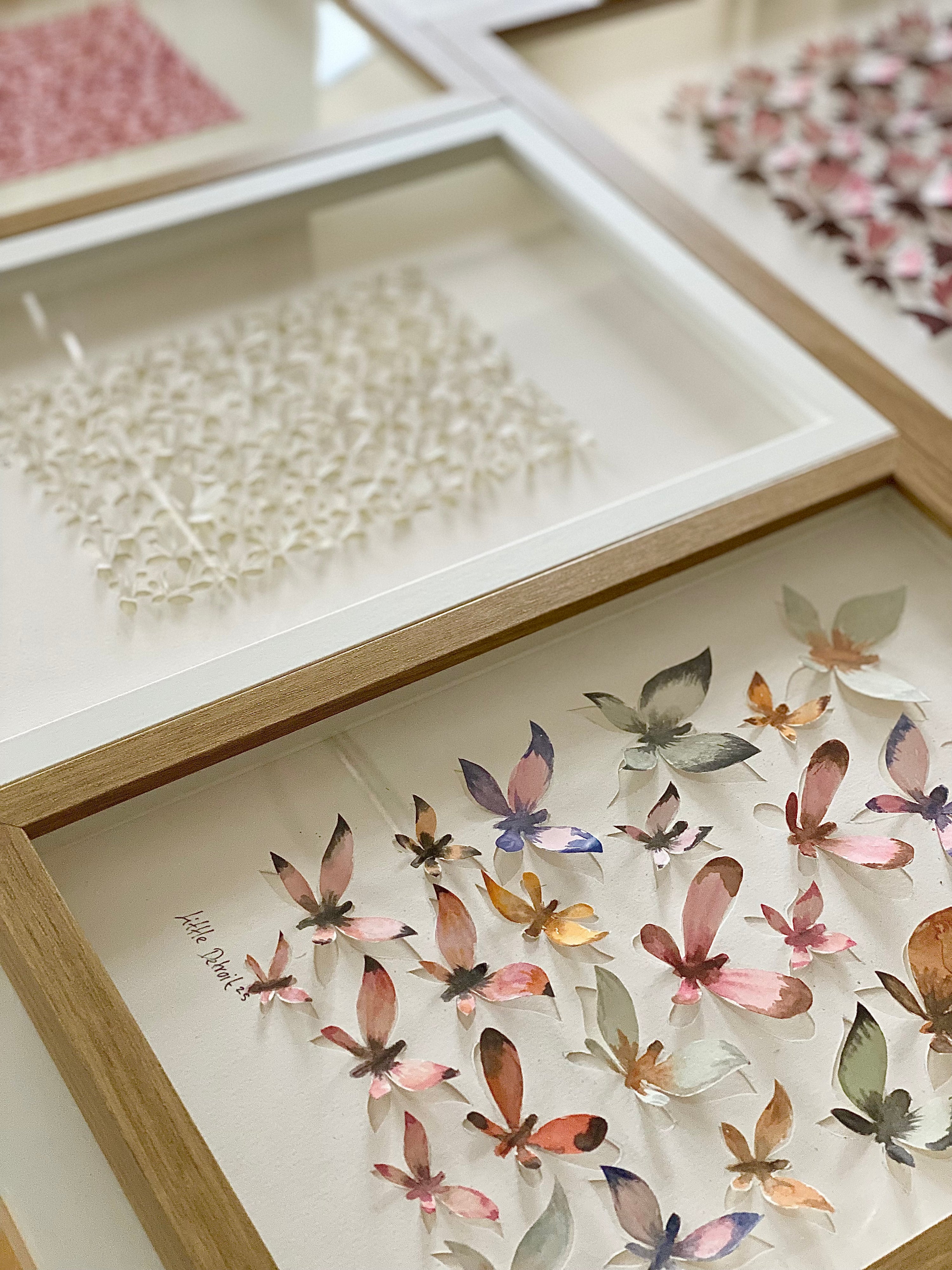 Handcrafted papercuts by Little Detroit